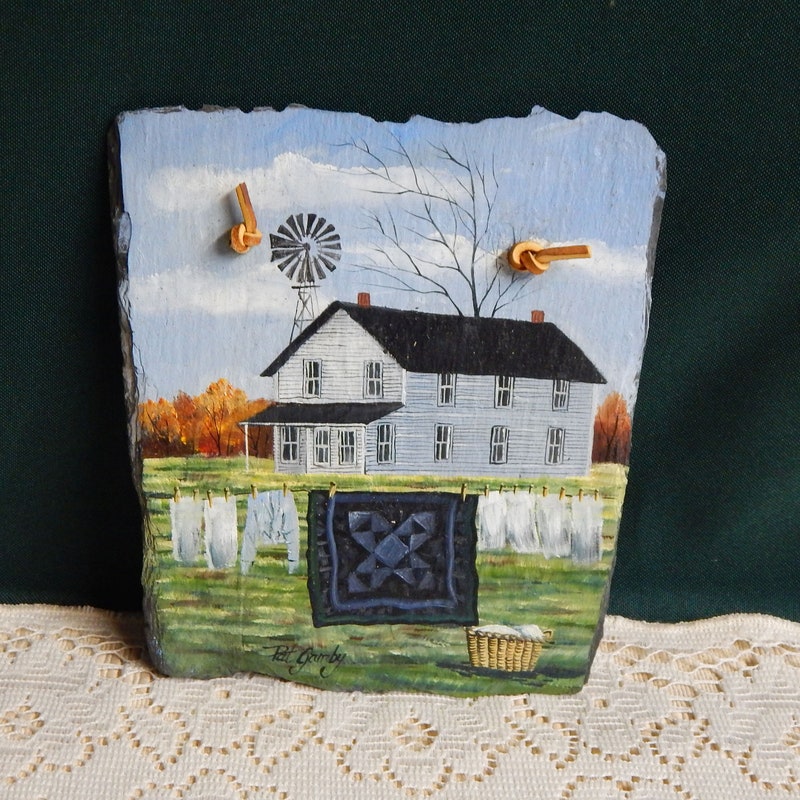 Paintings on Slate - Etsy