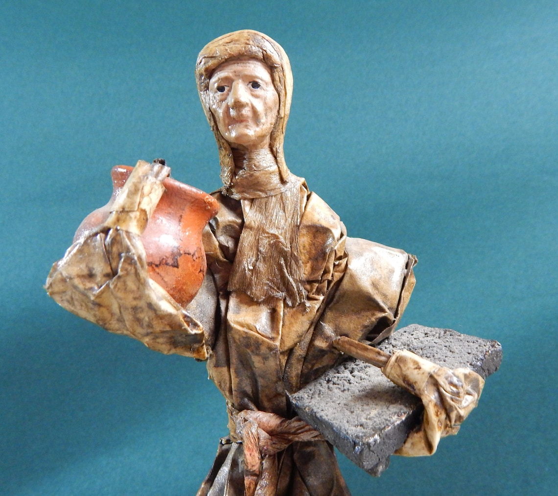 Paper Mache Woman Mexican Papermache Sculpture Folk Art - Etsy