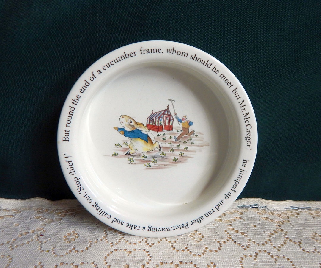 Peter Rabbit Bowl - Wedgewood Beatrix Potter Peter Rabbit and Mr ...