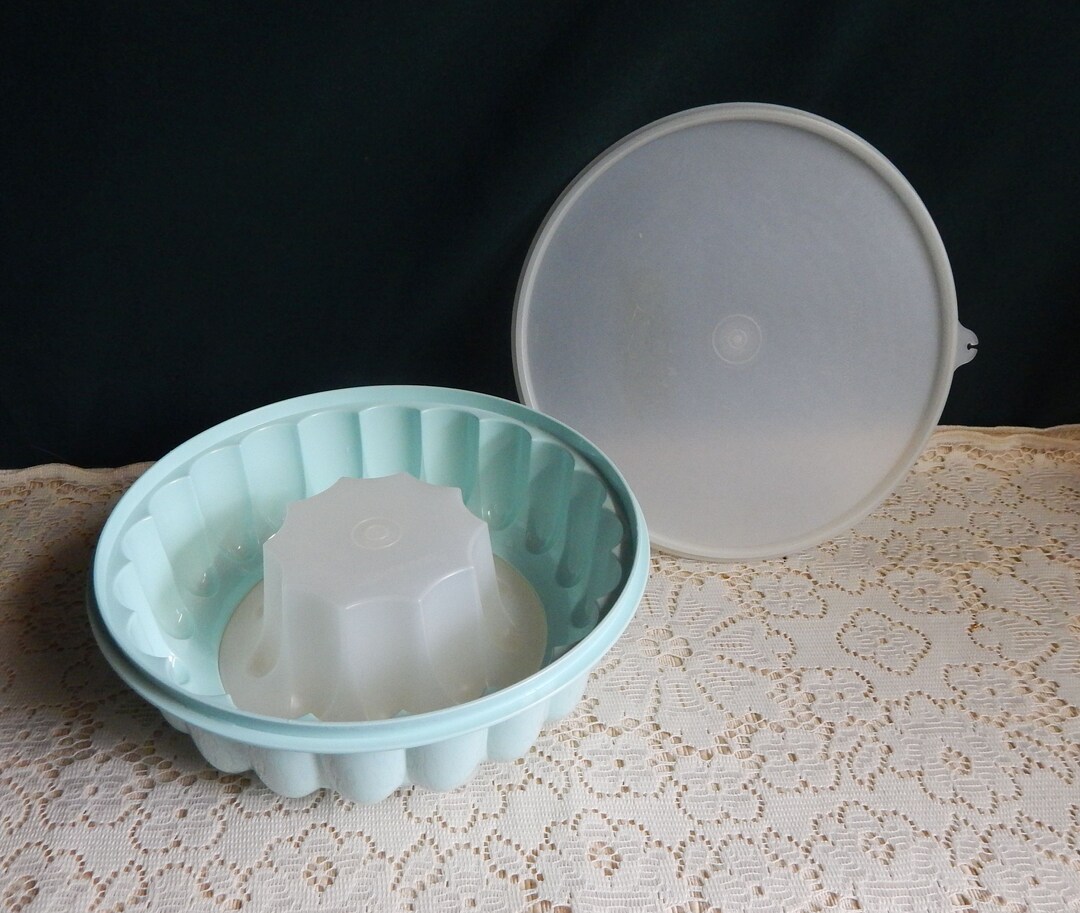 Tupperware Jello Mold - 3 Pc Tupperware Jel-n-serve Salad Ice Ring Mold ...