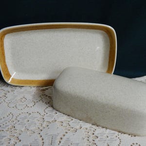 Mikasa Butter Dish Mikasa Stone Manor Stoneware Covered Butter Dish No ...