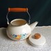 Corelle Abundance Teapot Abundance Enamel Kettle Wood Handled Teapot ...