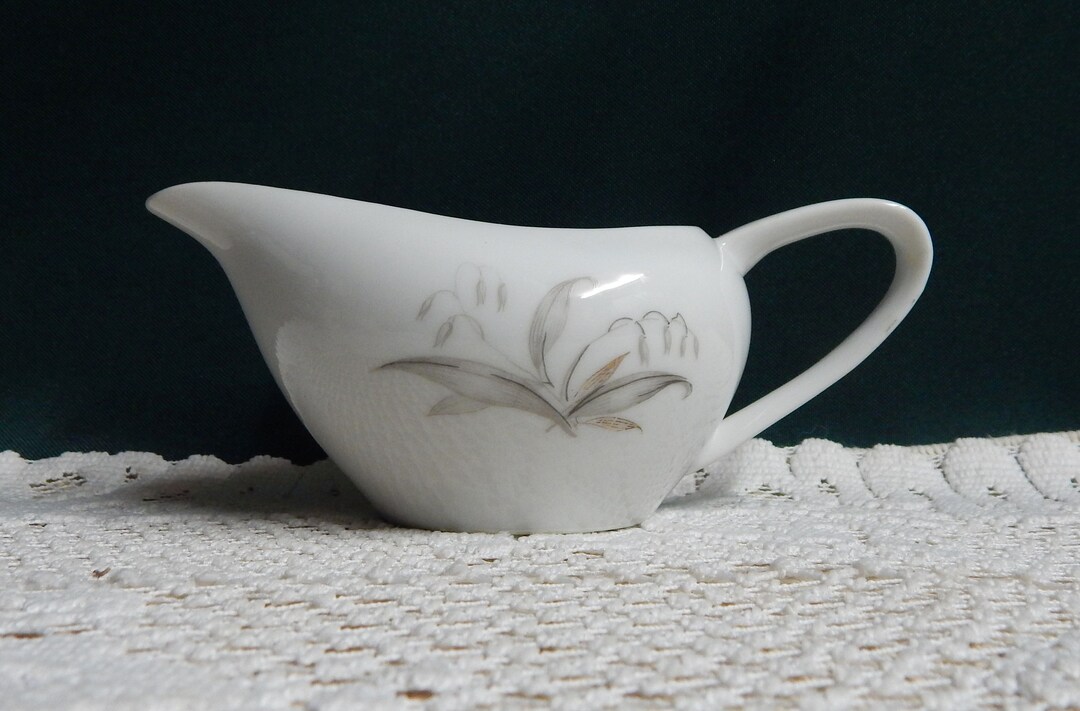 Golden Rhapsody Creamer 1961 Kaysons International Fine China Porcelain Golden Rhapsody Creamer ...