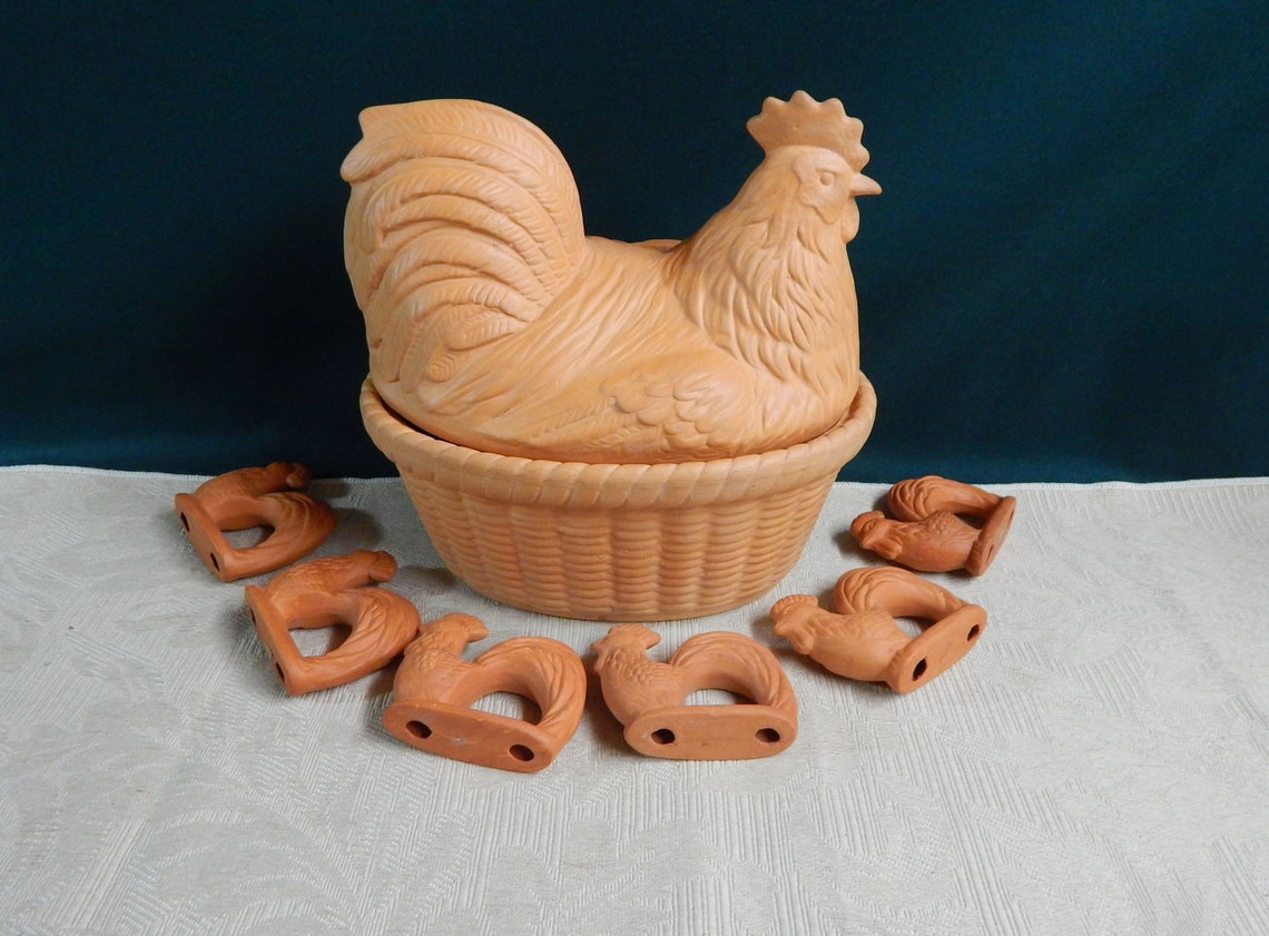 Chicken Terracotta Baker Brique Ware Terracotta Brique | Etsy