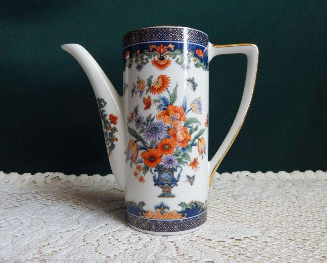 Takahashi Coffee Server - Imari Style Takahashi San Francisco Porcelain ...