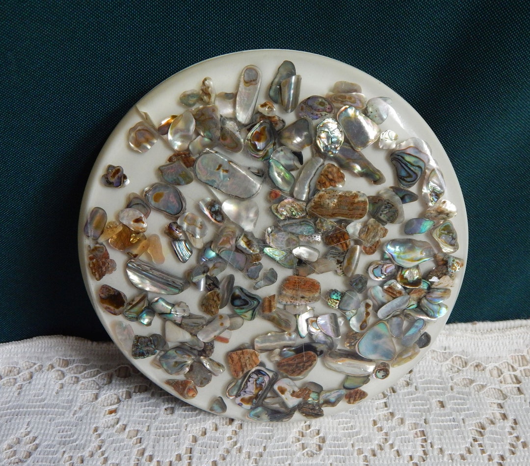 Plymaton's Abalone Trivet - Genuine Plymaton's Abalone Shell Molded ...