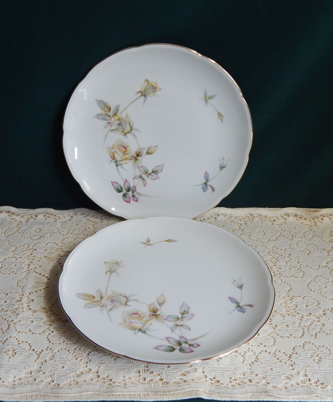 Oxford Rose Plates - Sets of 2 or Single - Ucago Oxford Rose China ...