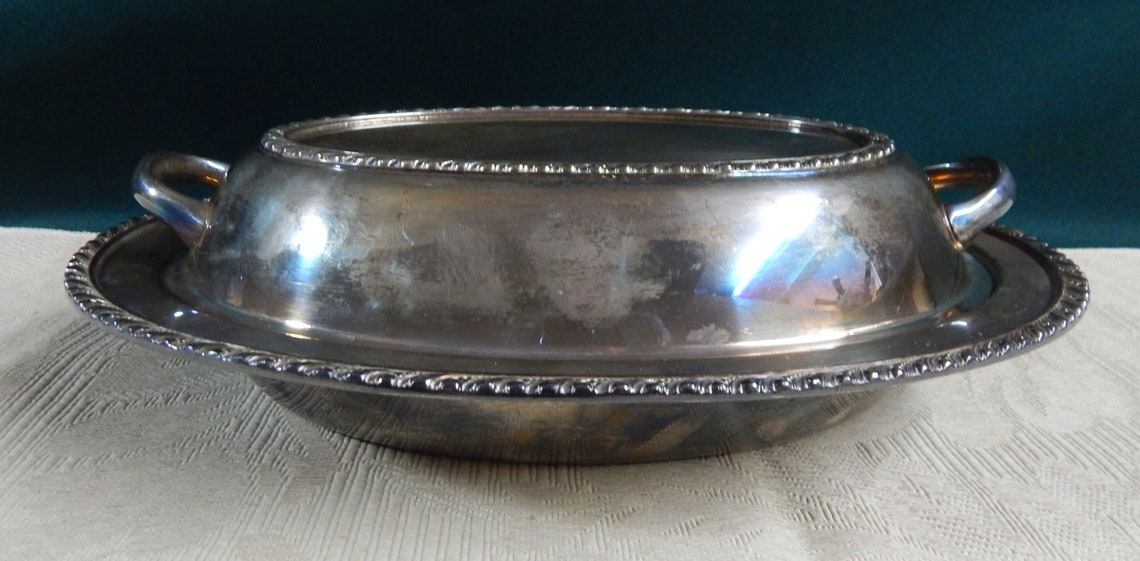 Silverplate Serving Bowl Pilgrim Hollowware Bowl Freidman | Etsy