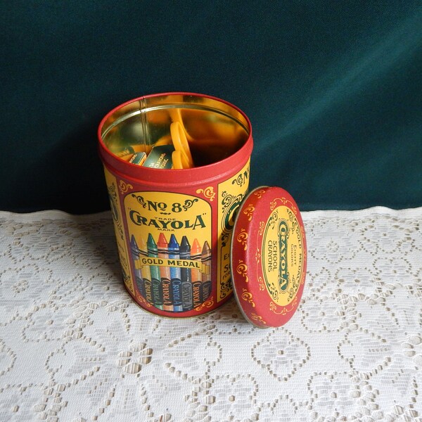 Crayola Crayon Tin - Etsy