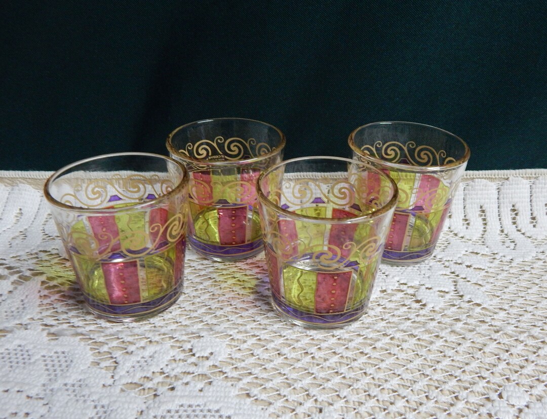Mid-century Italian Shot Glasses: Cerve Double Shot Set - Etsy