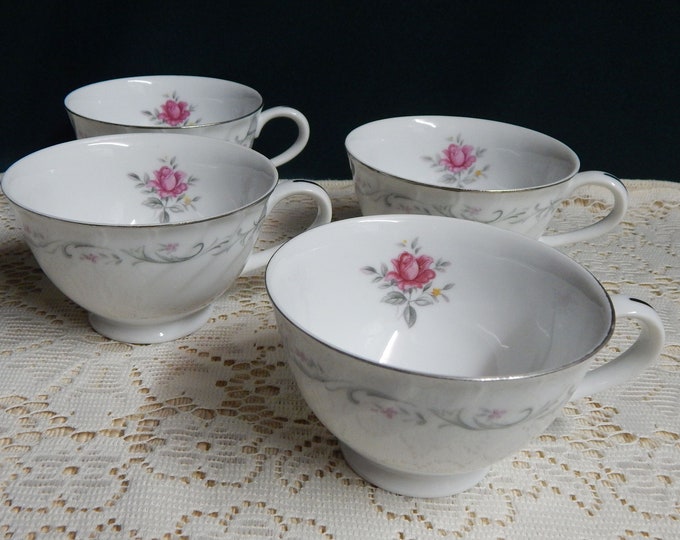 Royal Swirl China - Sets of 4 - Royal Swirl Fine China Salad Plates ...
