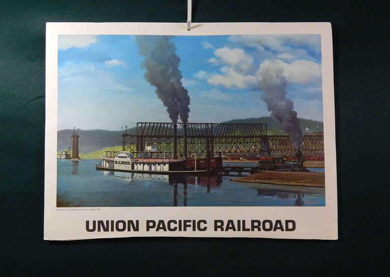 Howard Fogg Railroad Prints: Union Pacific Locomotive Art, 1969 ...