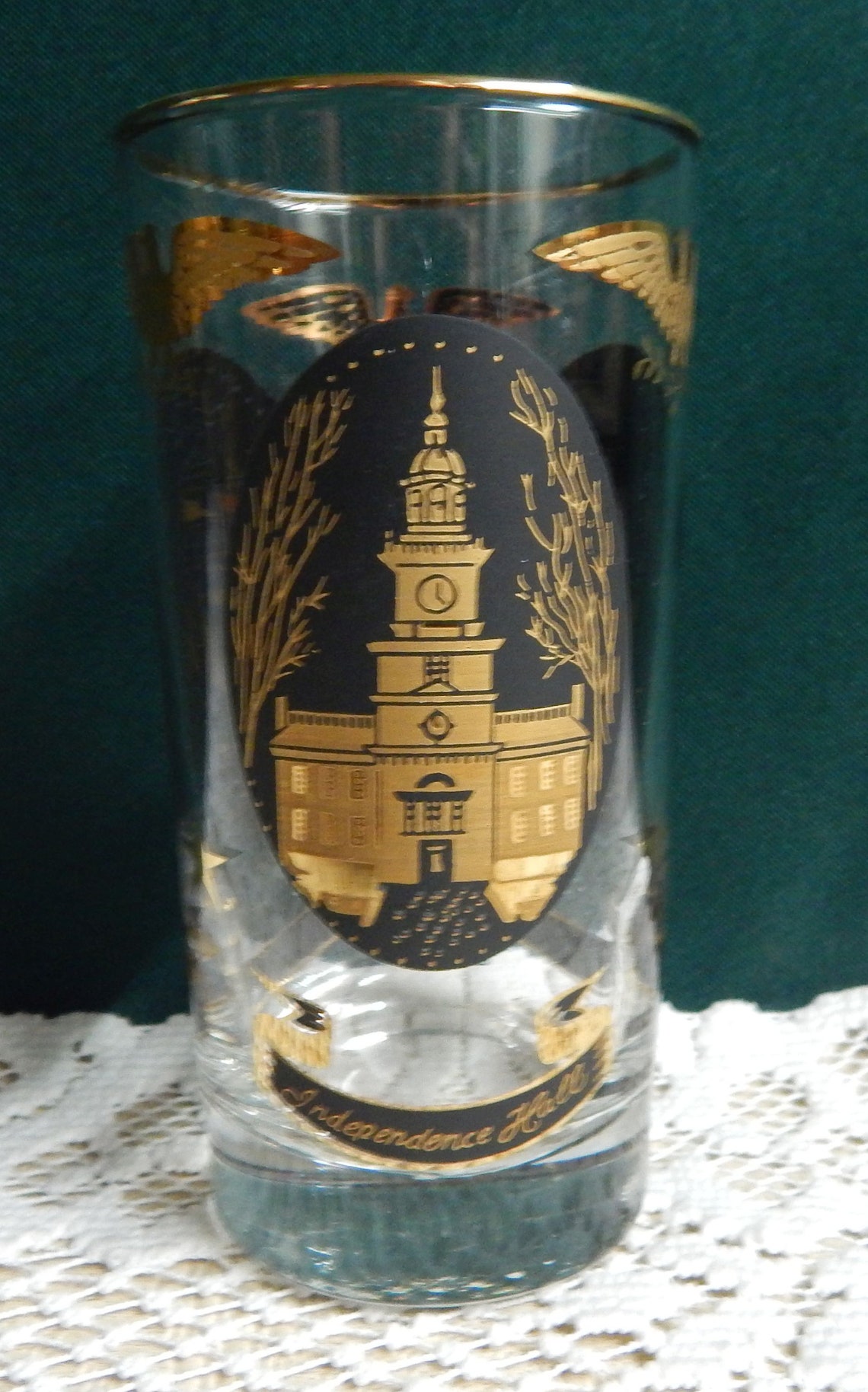 Americana by Libbey Sets of 4 Medallions Libbey Glassware - Etsy