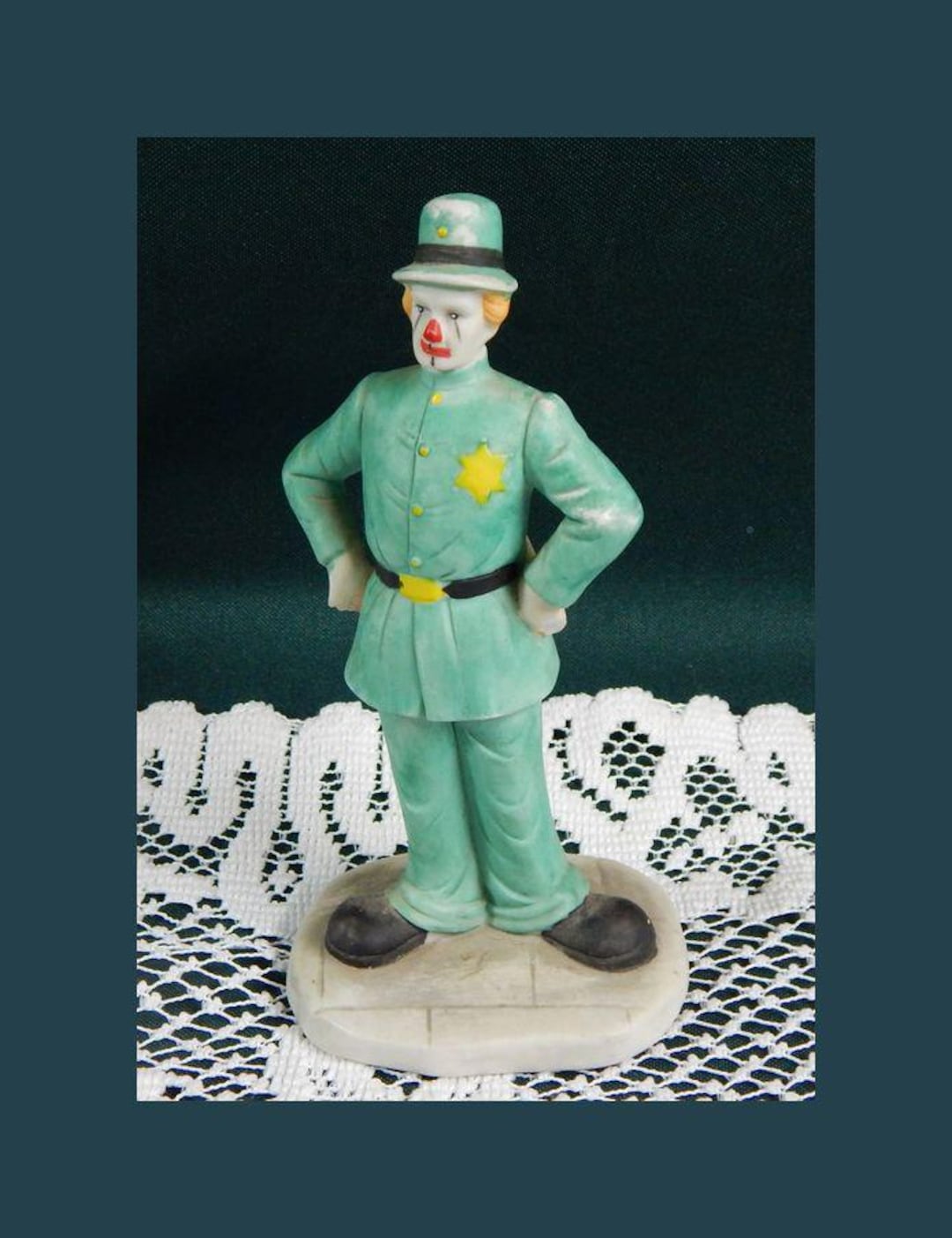Vintage Flambro Keystone Kop Porcelain Figurine - Circus World Museum ...