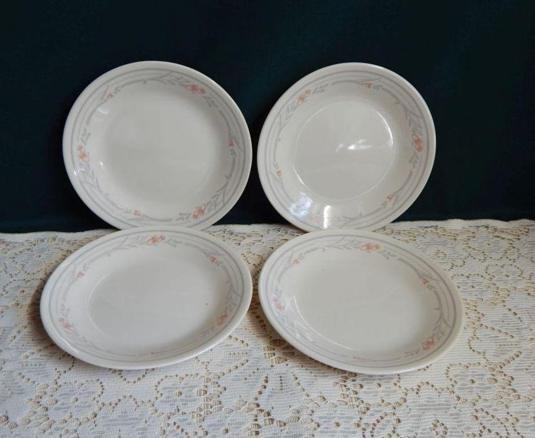 Corelle Calico Rose Plates - Set of 4 - Bread & Butter Dessert Plates ...