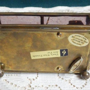 Glass Brass Music Box via Vermont Music Box That's What Friends Are for ...