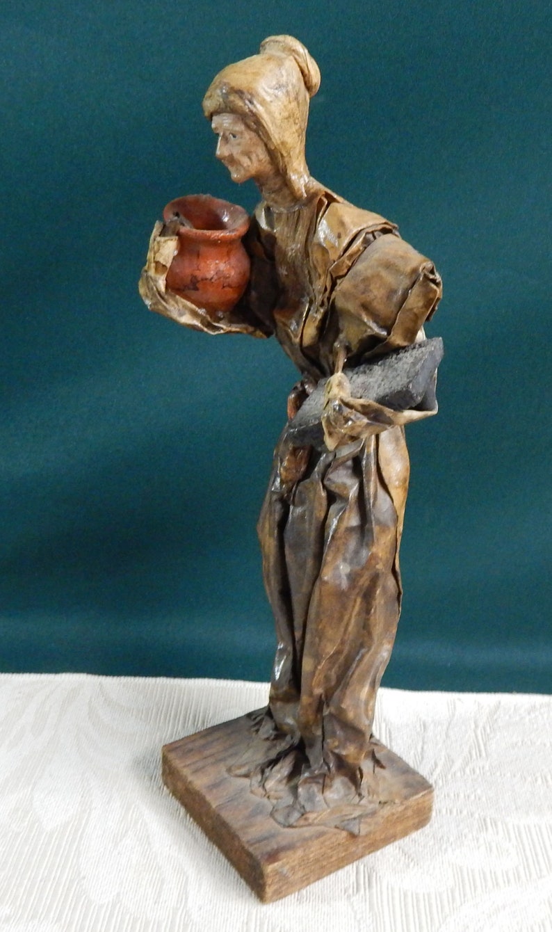 Paper Mache Woman Mexican Papermache Sculpture Folk Art - Etsy