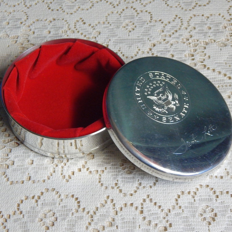 Pewter Jewelry Box - Etsy