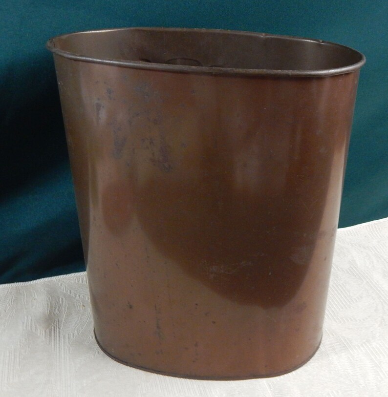Retro Weibro Wastebasket Copper Trash Can Weibro Embossed - Etsy