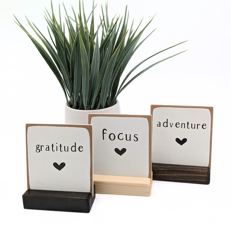 Desk Word of the Year - Etsy