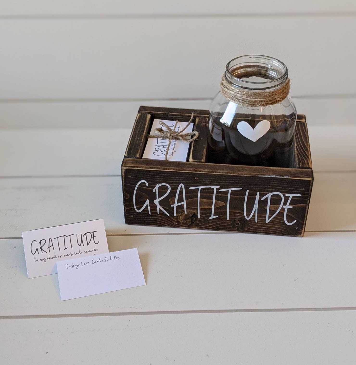 Gratitude kit gratitude jar gratitude cards box | Etsy