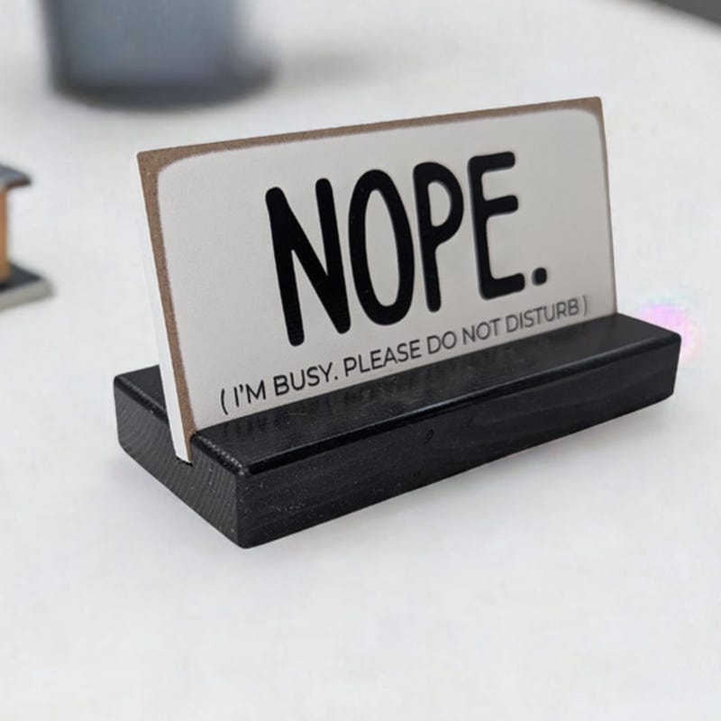 Funny Office Desk Signs - Etsy