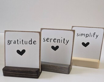 One Word Sign - Etsy