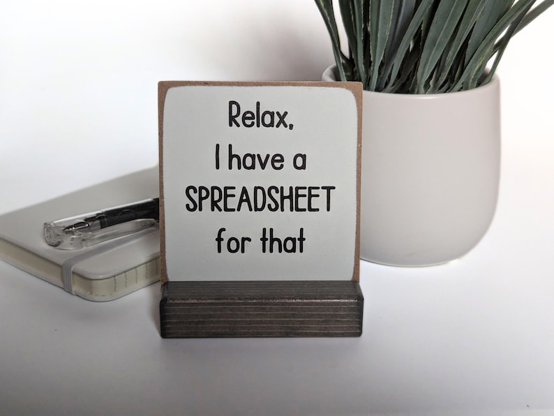 Funny Office Desk Sign: Workplace Humor Decor - Etsy