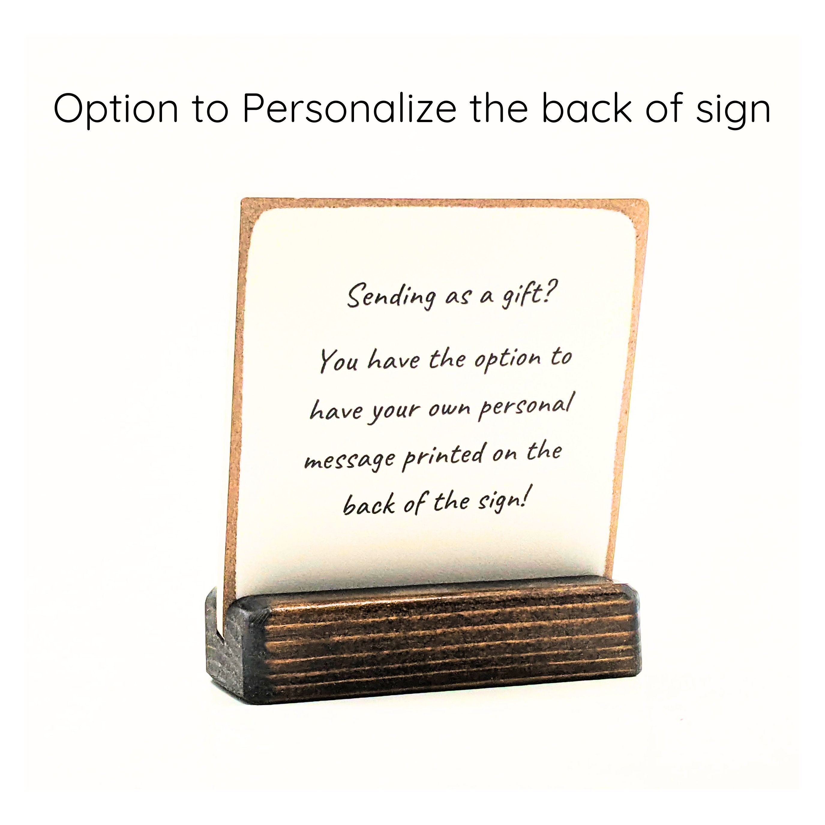 Custom Mini Desk Sign: Personalized Office Decor - Etsy