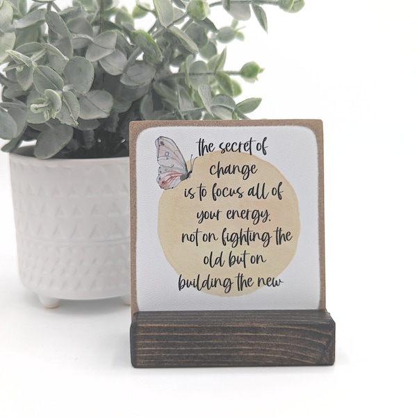 Inspirational Quote Box - Etsy