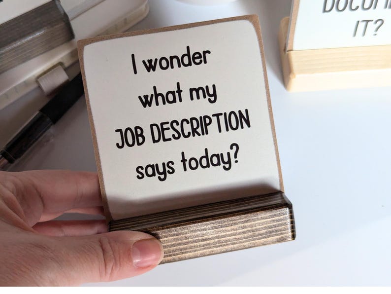 Funny Office Desk Sign: Workplace Humor Decor - Etsy