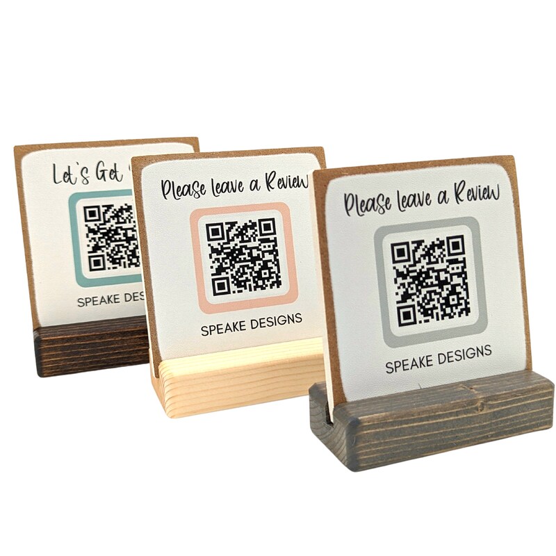 Qr code aufsteller - Etsy.de