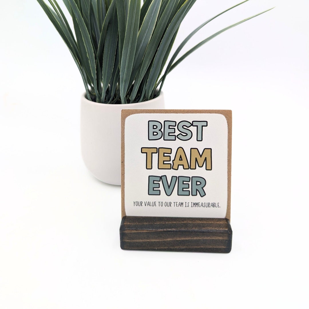 BEST TEAM EVER | Employee Appreciation Gift | Team Gift | Appreciation ...