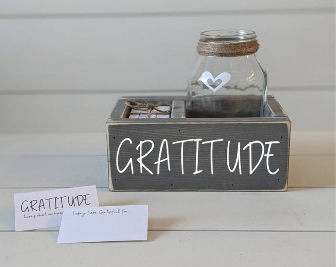 Gratitude Kit | Gratitude Jar, Gratitude Cards, Box | Mother's Day Gift ...