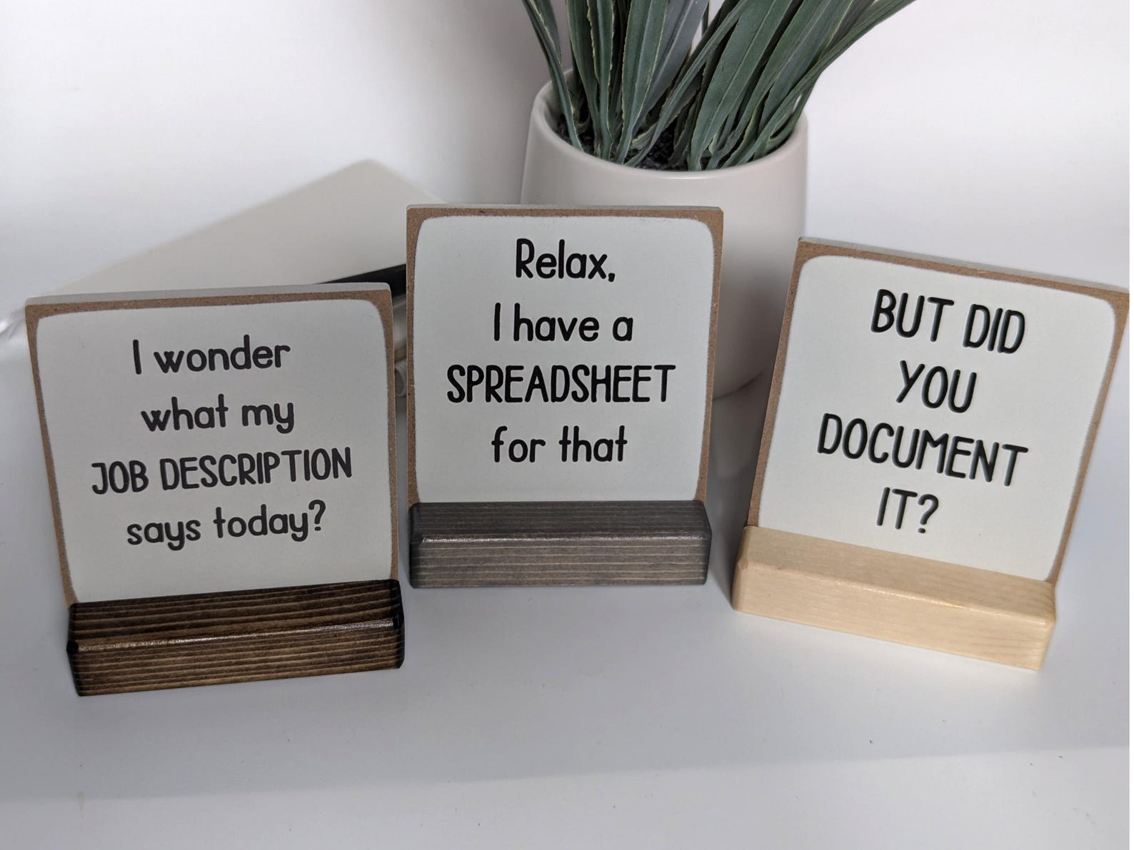 Funny Office Desk Sign: Workplace Humor Decor - Etsy
