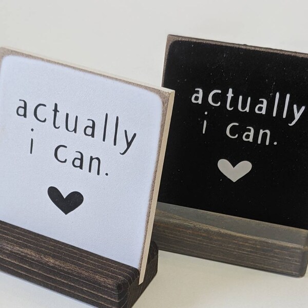 Actually I Can - Etsy
