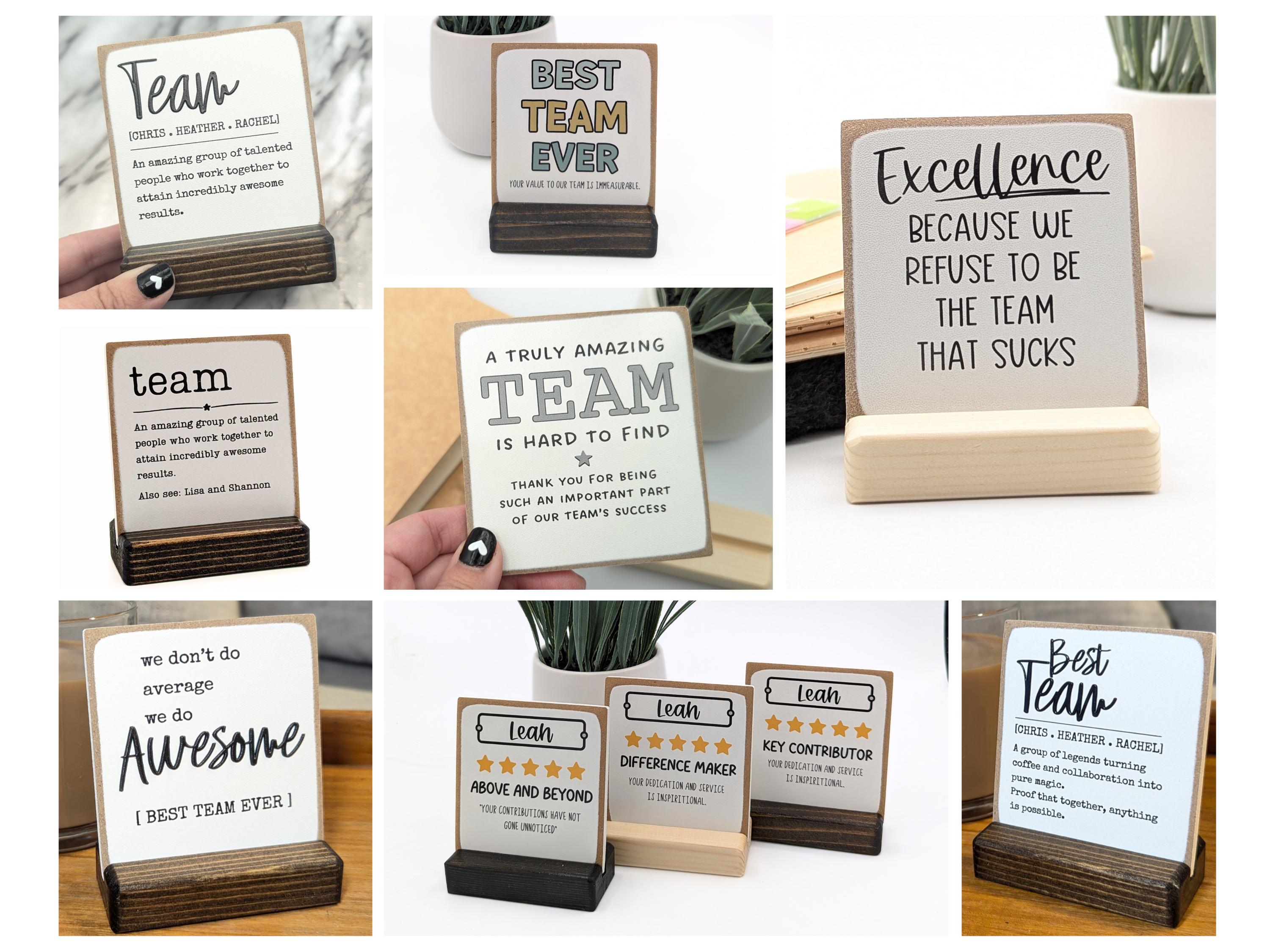 A Truly Amazing Team is Hard to Find | Office Acknowledgement Gift ...