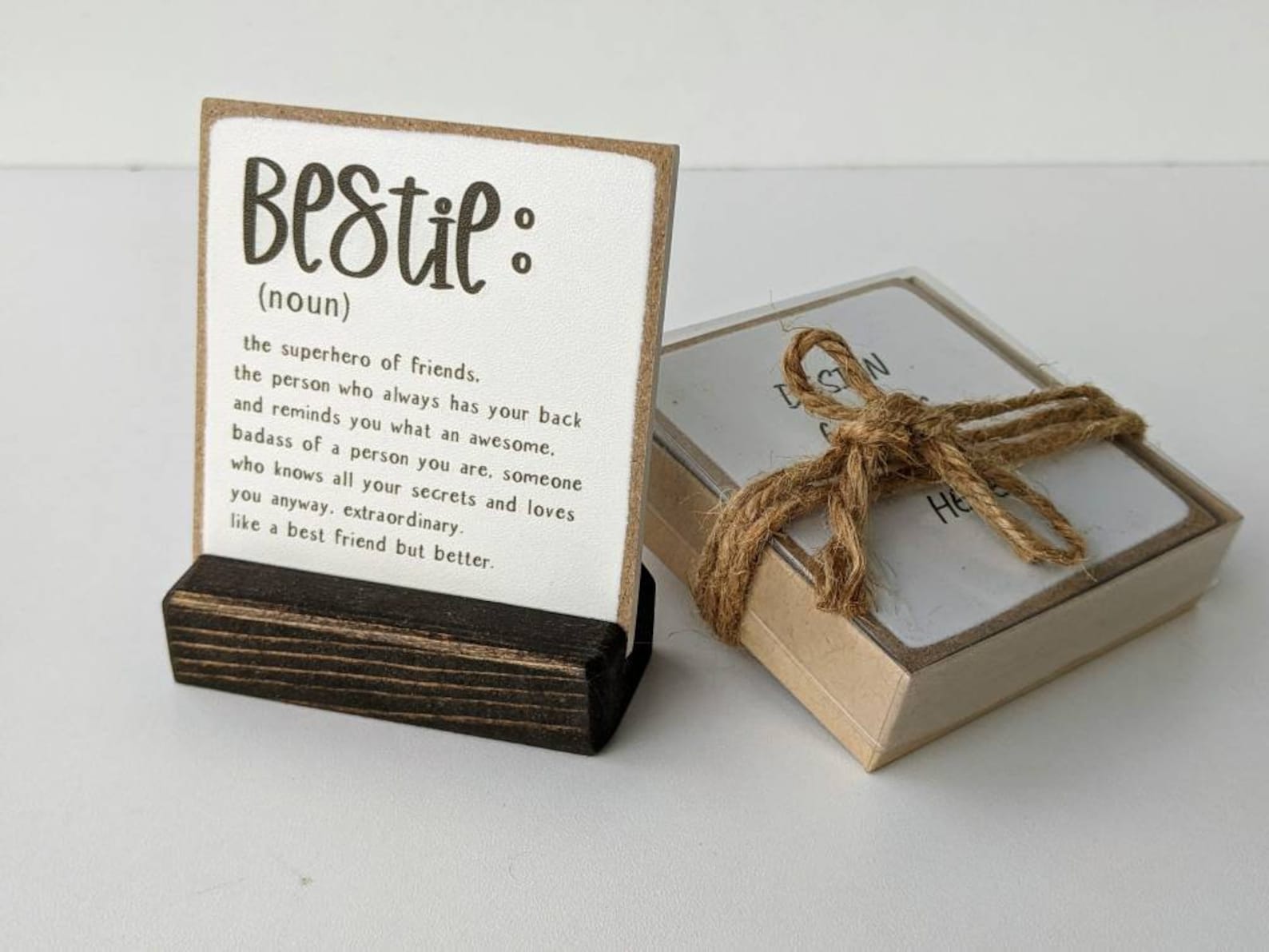 Bestie Gift Friend Gift Bestie Definition Sign Best Friend - Etsy