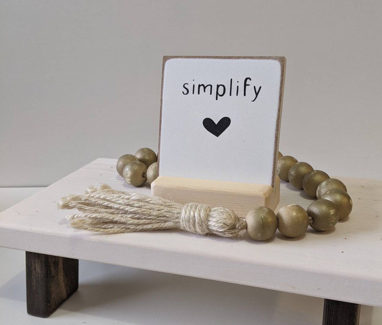 One Word Sign Word of the Year Word of the Month Desk - Etsy