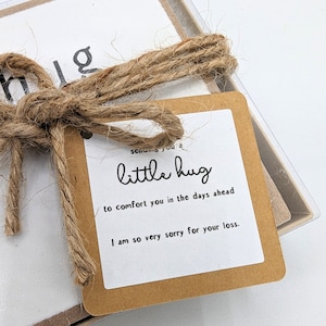 Hug in a Box (with Sympathy/ Comfort/ Sorry for Your Loss Card) - Etsy