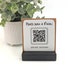 Mini QR Code Display Sign With Color Social Media QR Code Tip QR Leave ...