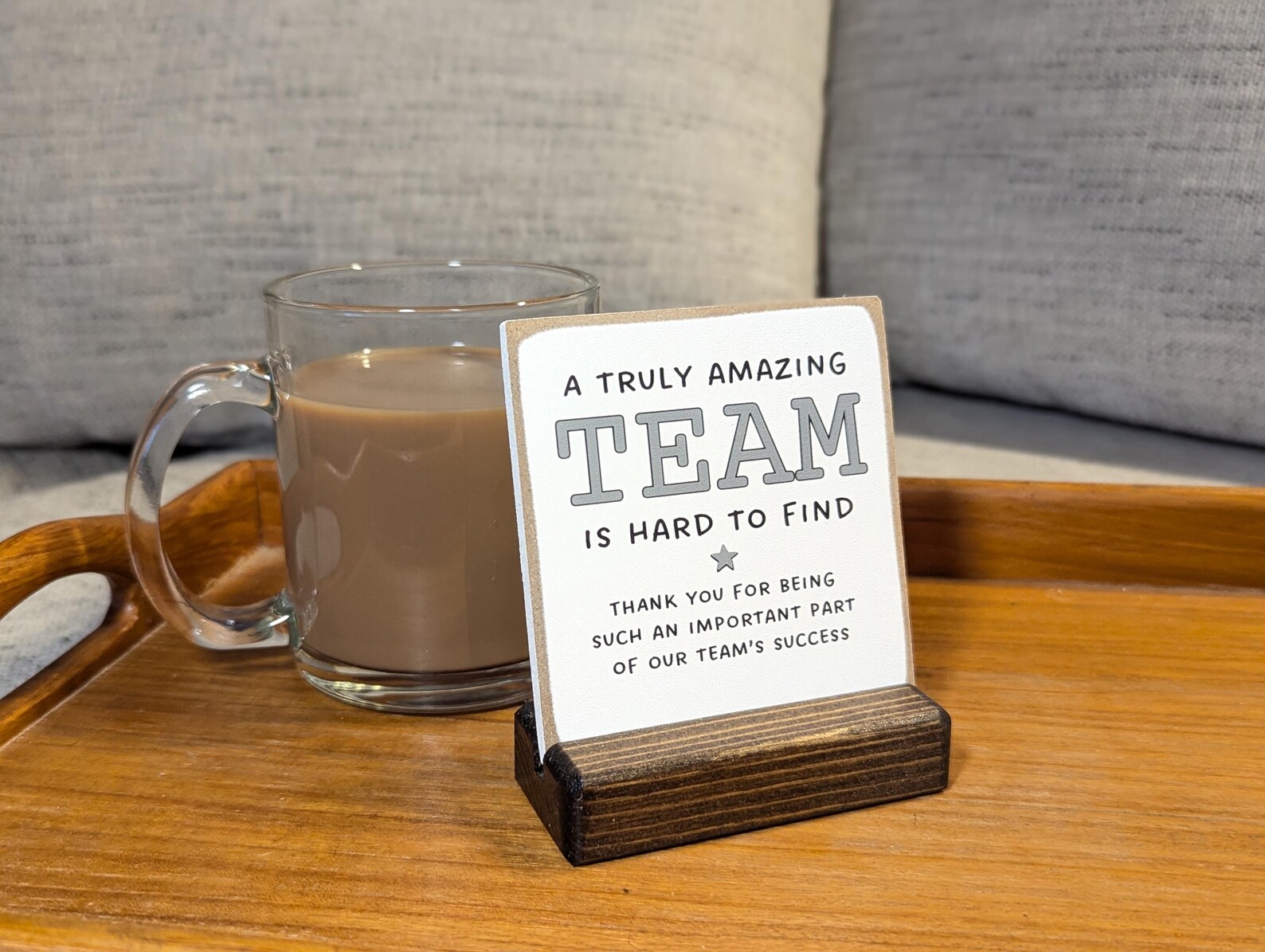 A Truly Amazing Team is Hard to Find | Office Acknowledgement Gift ...