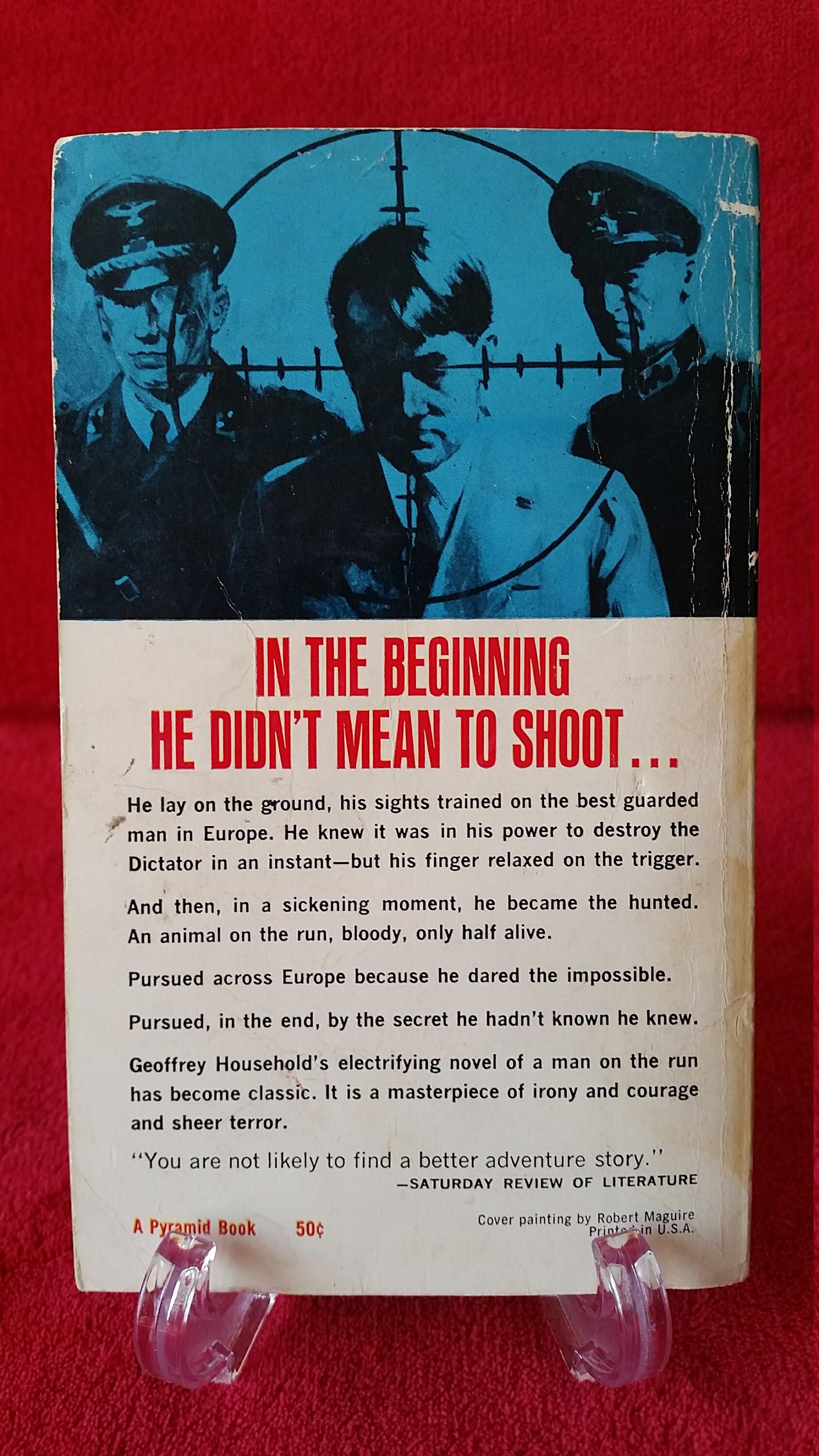 1963 Rogue Male by Geoffrey Household the Famous Novel of - Etsy