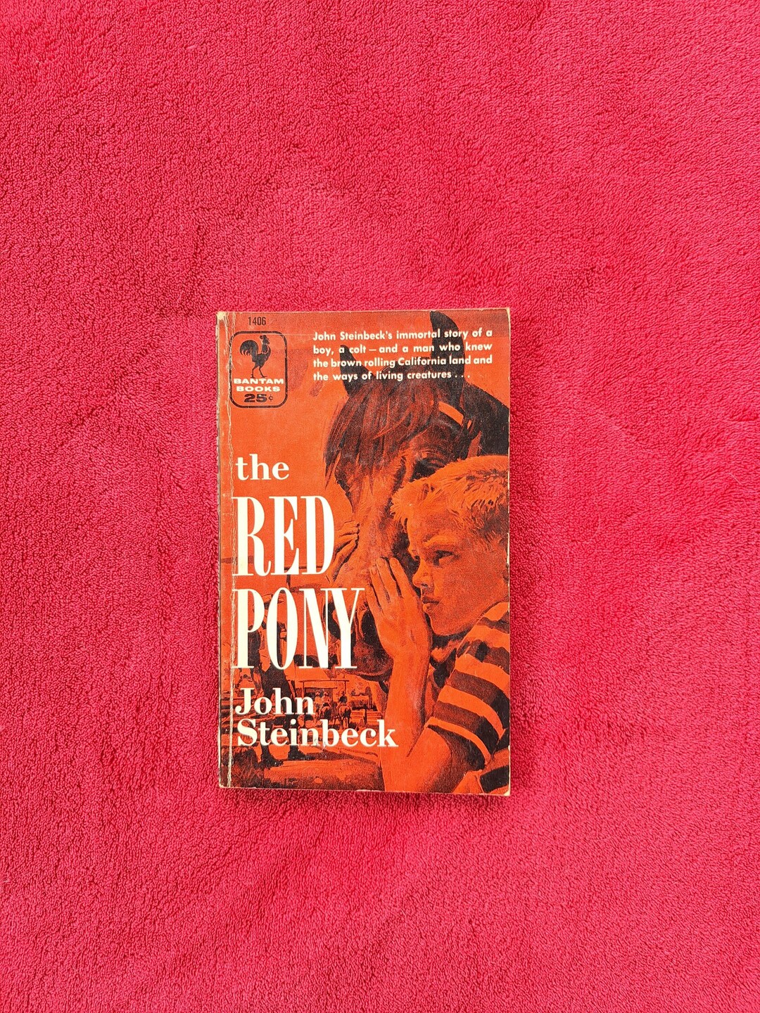 1955 - John Steinbeck - the Red Pony - Bantam Books, New York - 120 Pages - Etsy