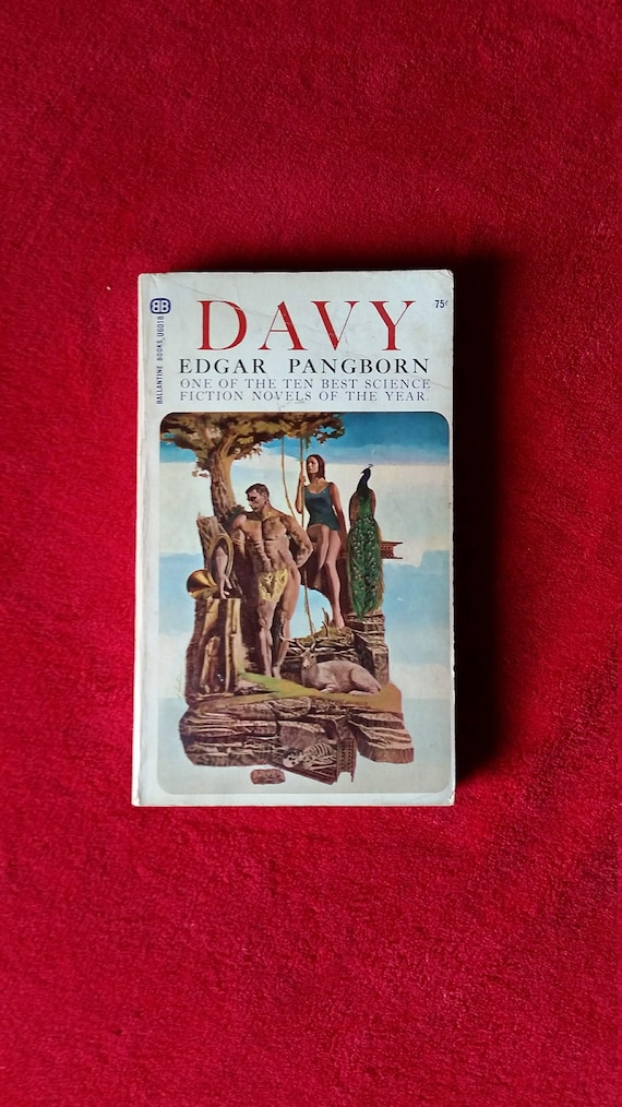 1964 Davy by Edgar Pangborn Ballantine Books U6018 1st | Etsy