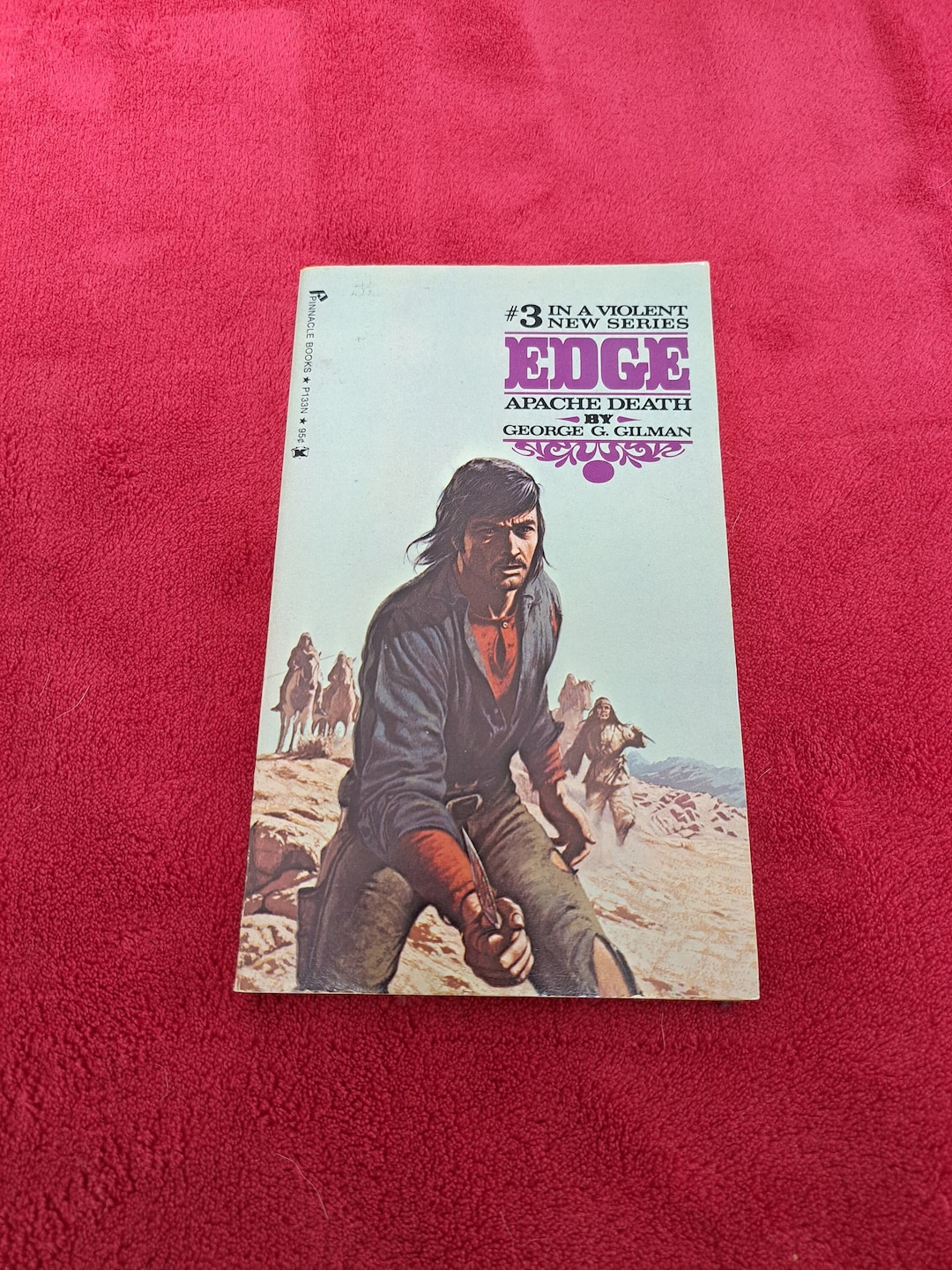 1972 - Edge #3: Apache Death by George G. Gilman - Pinnacle Books P133N ...
