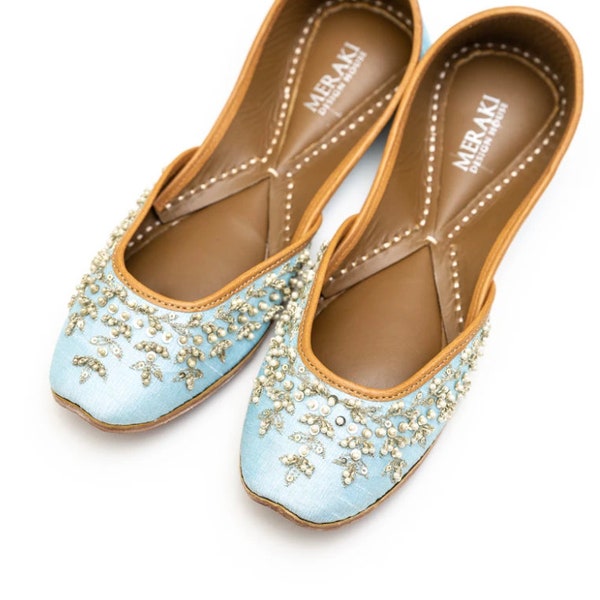 Blue Wedding Flats - Etsy