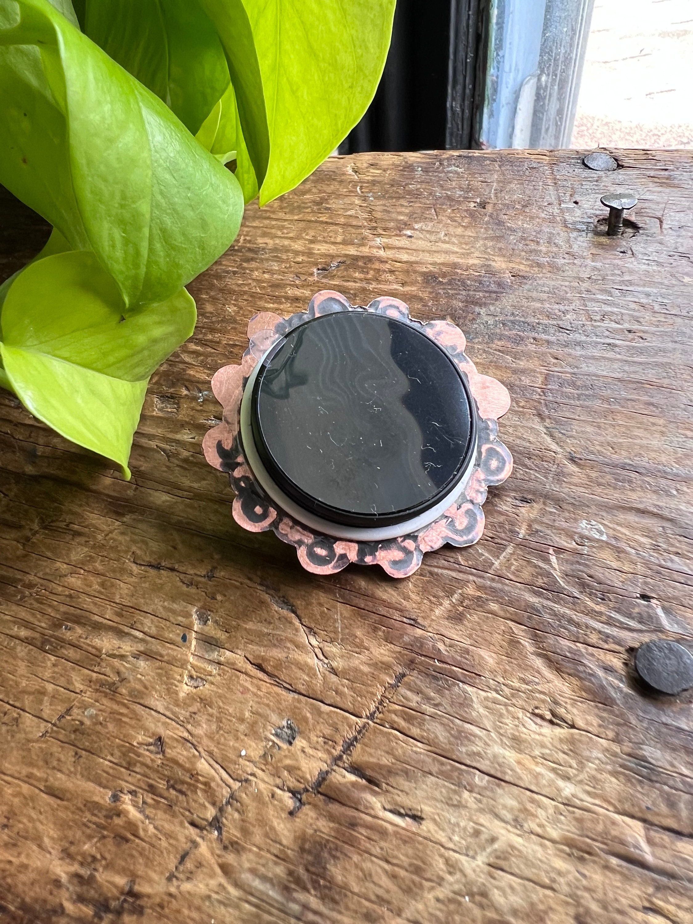 Copper and Turquoise Concho Pop Socket , Pop Socket , Concho, Copper ...