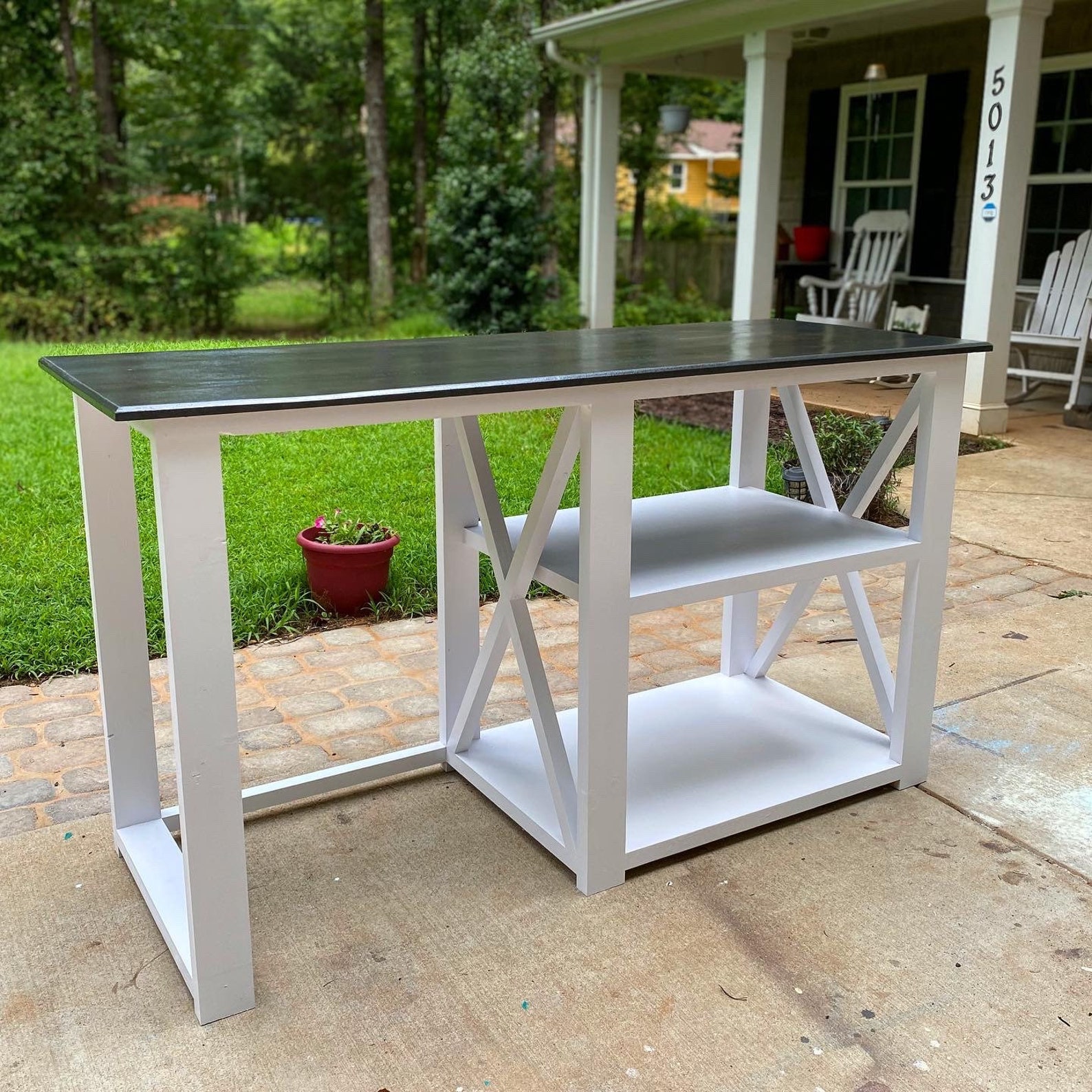 Rustic X Coffee Bar / Rustic X Farmhouse Coffee Bar / Mini | Etsy