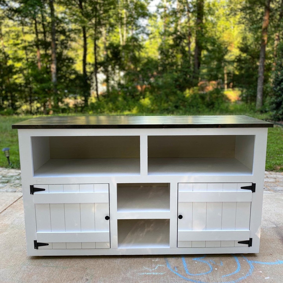 Rustic Farmhouse Media Center / TV Console / Entertainment Center - Etsy